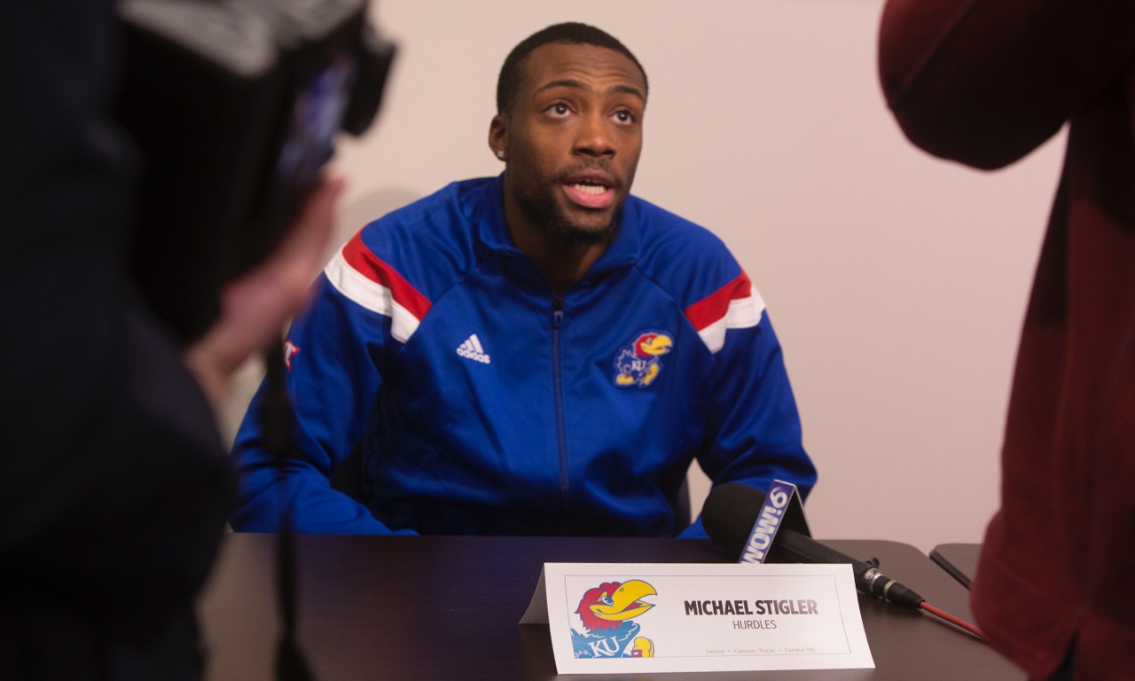 Stigler stalwart for Jayhawks’ track and field | News, Sports, Jobs ...